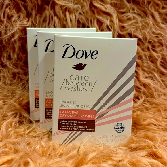 Dove | Hair | Box Nwt Care Between Washes Go Active Dry Shampoo Wipes ...